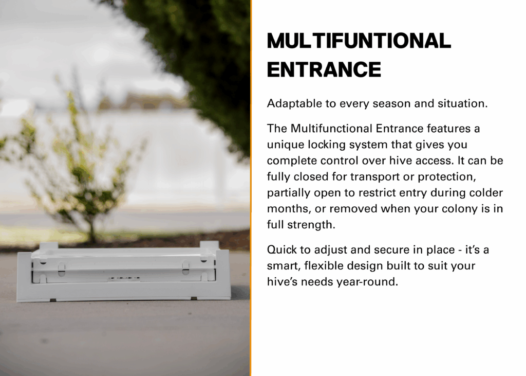 nexG 8 Frame Vented Base - Nuplas Apiarist Supplies | Australia