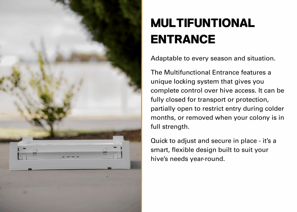 nexG 8 Frame Vented Base - Nuplas Apiarist Supplies | Australia